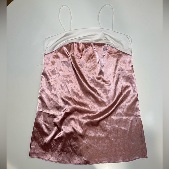 Vintage | Intimates & Sleepwear | Vintage Mini Satin Pink Slip | Poshmark